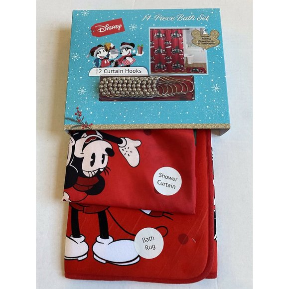 Disney | Bath | Disney Mickey Minnie Mouse Christmas Tree Shower ...